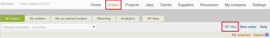 How to use MT Hive for instant translation and post-editing requests